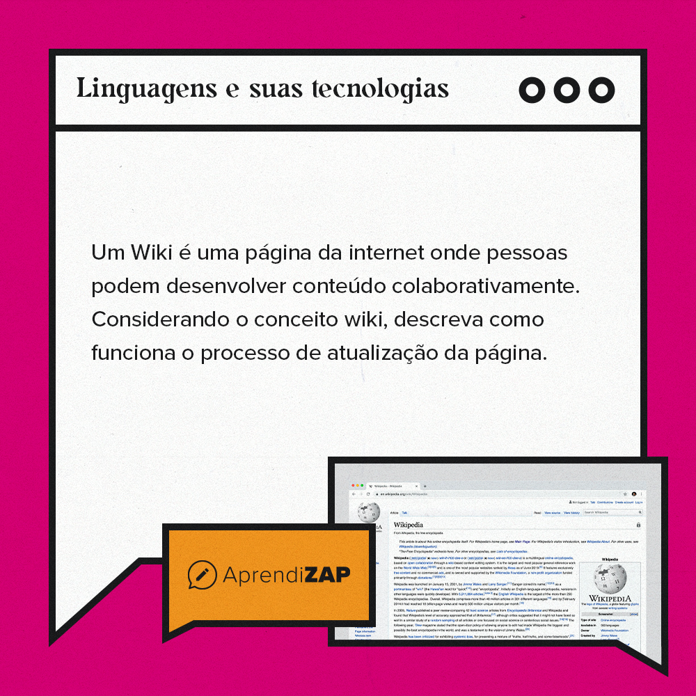Atualizando páginas wiki | AprendiZAP