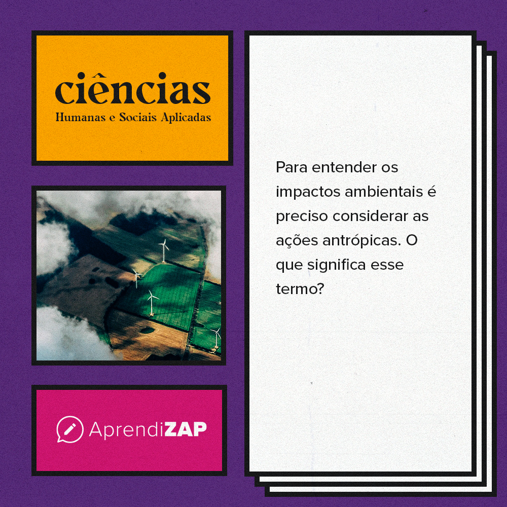 Ações humanas e impacto ambiental | AprendiZAP