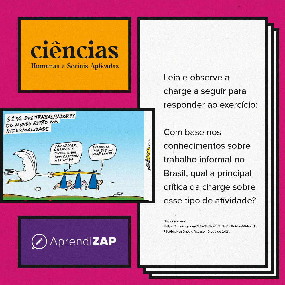 O trabalho informal no século XXI | AprendiZAP