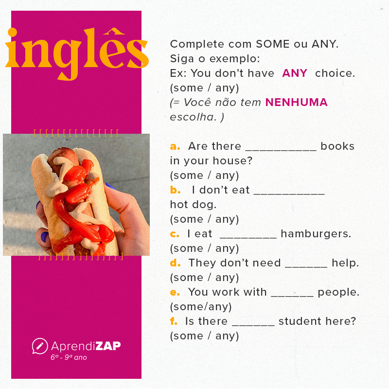 Usos de Some / Any | AprendiZAP