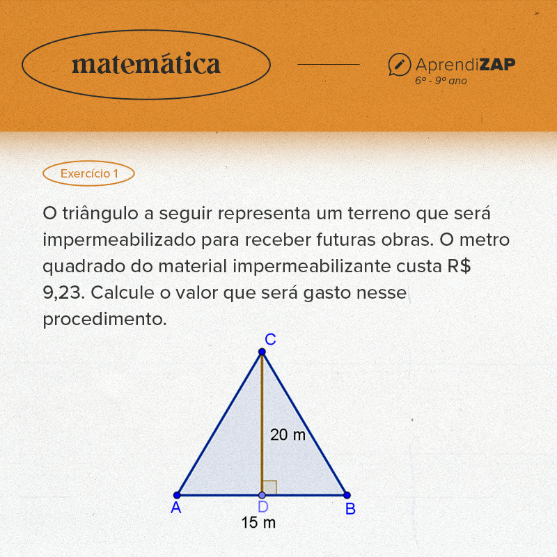 Área de triângulos | AprendiZAP