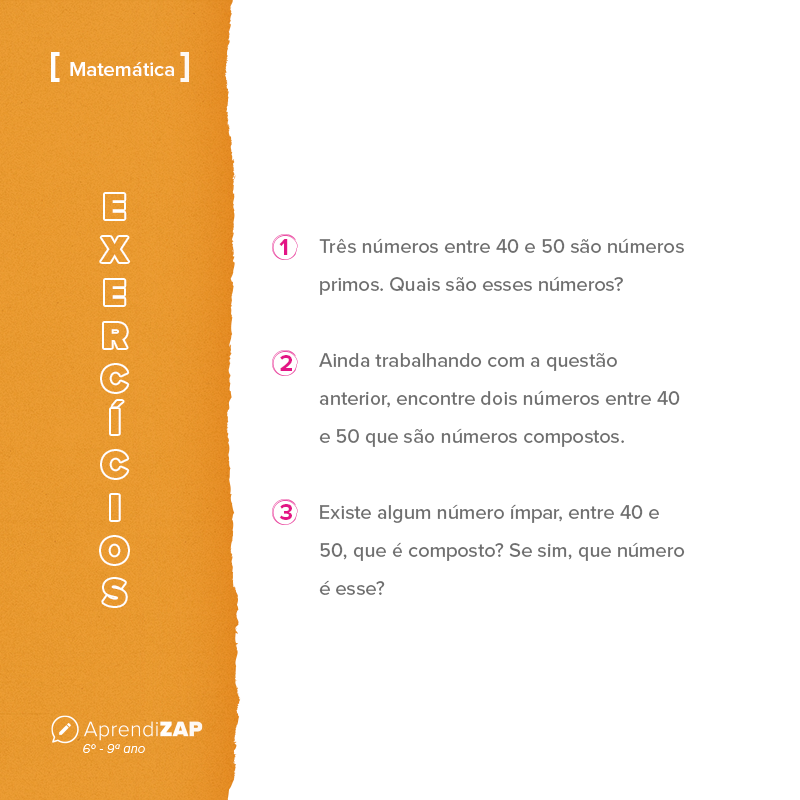 Números primos e números compostos | AprendiZAP